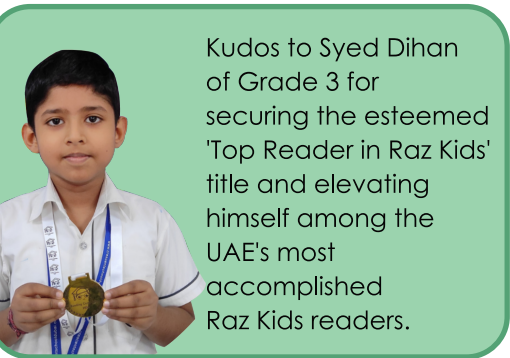 'Top Reader in Raz Kids'title and elevating himself among the UAEs most ...